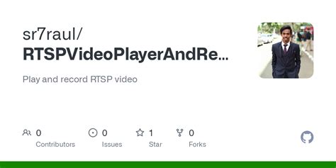 GitHub Sr Raul RTSPVideoPlayerAndRecorder Play And Record RTSP Video