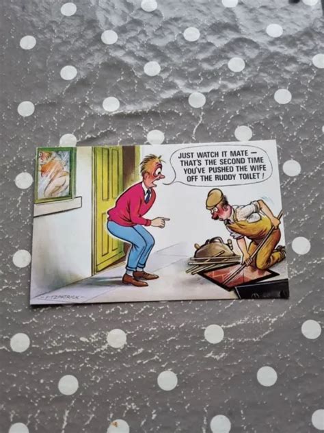 Vintage Saucy Seaside Comic Postcard Bamforth Black Triangle No 884