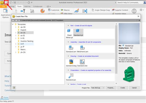 Solved Чому в Inventor змінються одиниці вимирювання при створенні нового документу Autodesk