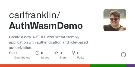 Github Carlfranklin Authwasmdemo Create A New Net Blazor