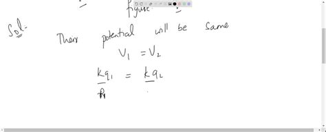 Solvedtwo Spherical Conductors Of Radii R1 And R2 Are Separated By A