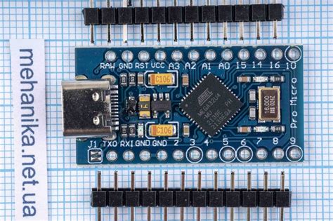 Купить Контроллер Arduino Pro Micro Leonardo Atmega32u4 Type C цена 31640 грн — Promua Id