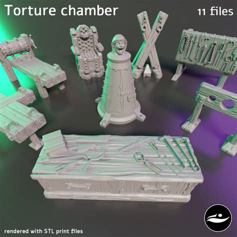 3d Printable Torture Chamber Set By Suhland Workshop