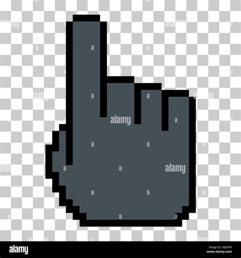 Maus Cursor Pixel Symbol Web Klick Symbol Computer Zeiger Vektor