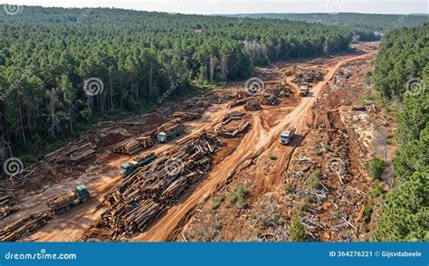 Extensive Forest Fire With Heavy Dark Smoke In Tropical Forest Cause