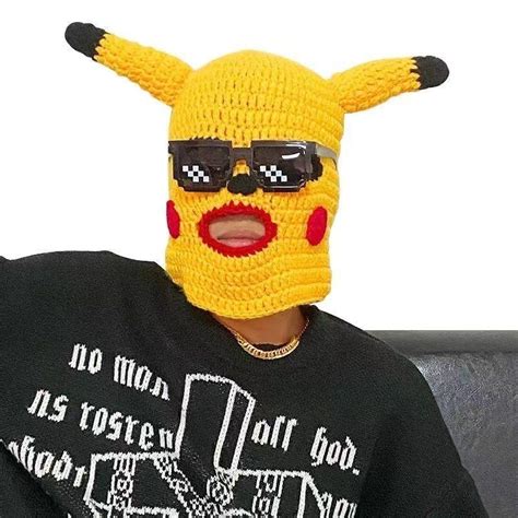 Hot Hit Mũ đội đầu Pikachu Dành Cho Người Lớn Giả Mạo Người Nổi Tiếng