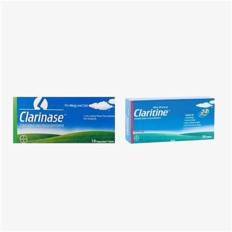 Comparison Of The Differences Between Clarinase And Claritine And Their