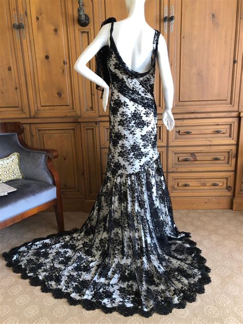 Christian Dior By John Galliano Lace Overlay Evening Or Wedding Dress W