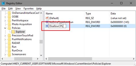 How To Hide Items From The Control Panel In Windows