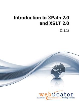 Introduction To XPath And XSLT Courseware Courseware Store