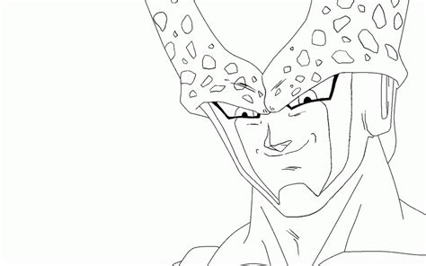 Dragon Ball Z Cell Coloring Pages