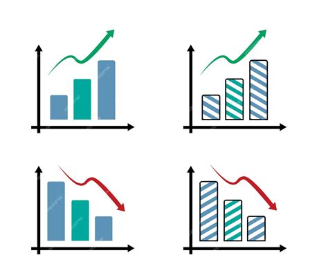 Premium Vector Vector Of Positively Growing And Succes Diagram With A