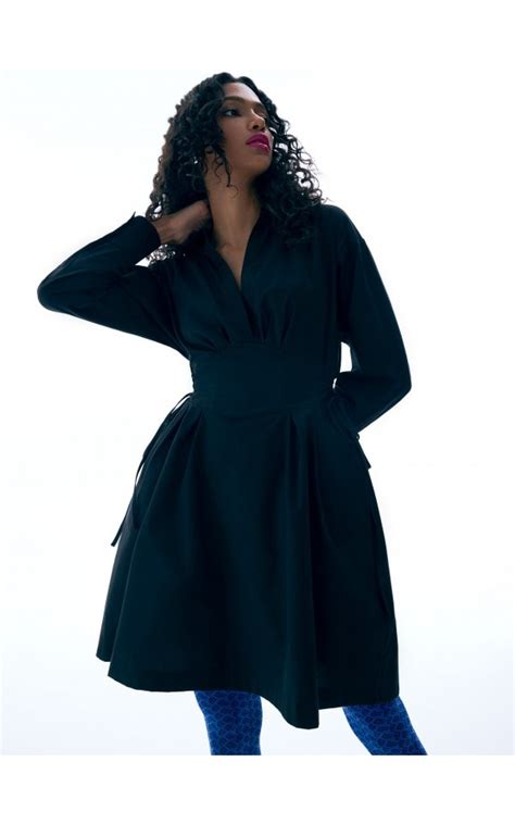 vestido con corsé y lazada mohito 9342t 99x