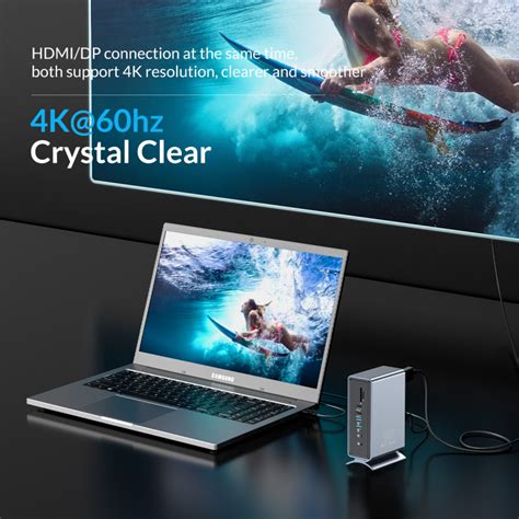 Orico 15 In 1 Aluminum Alloy Type C Multifunctional Docking Station [cdh 15p] Orico 香港專賣店