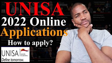 How To Apply At The University Of South Africa Unisa Online Unisa Online Admissions Youtube