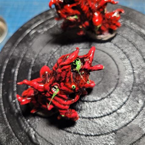 3d Print Of Gibbering Mouther Tabletop Miniature Pre Supported By Owen3