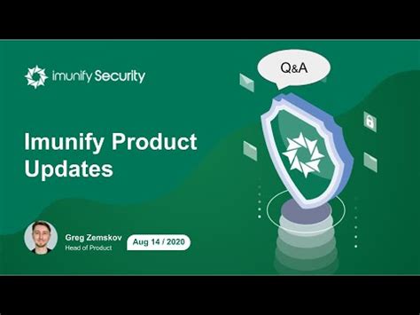 Imunify Webinar Recording New Features And Updates August YouTube