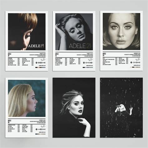 Limited Posters Jazz Singer Music Album Cover Posters Print Set Of 6
