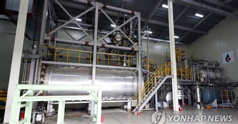 폐비닐 재생유 생산업체 도시유전 시설