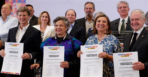 Frente Amplio Por México ¿qué Sigue Para Los Cuatro Aspirantes Que