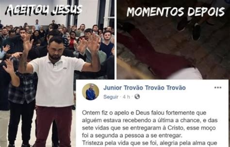 Homem Com Extensa Ficha Criminal Se Entrega A Jesus Em Culto E é