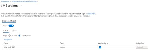Sms Authentication Is Prompting Forcing Me To Set Up Mfa Despite Being Configured To Exclude Mfa
