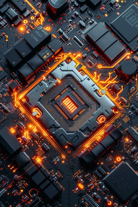 Highly Detailed Microchip Descargas De Fondos De Pantalla Fondo De