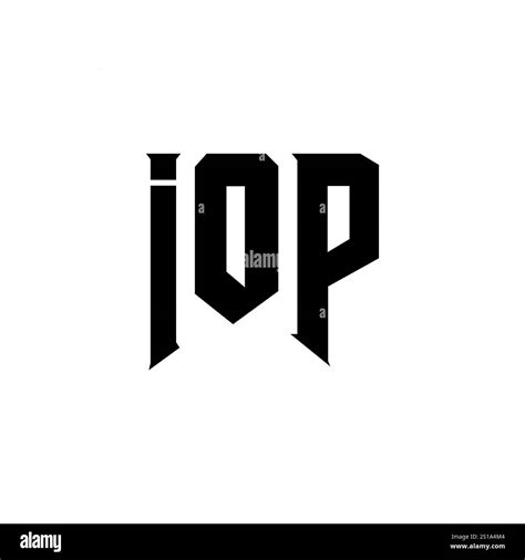 Iop Letter Logo Design For Technology Company Iop Logo Design Black