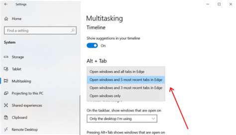 How To Enable Or Disable Alttab Between Tabs In Microsoft Edge