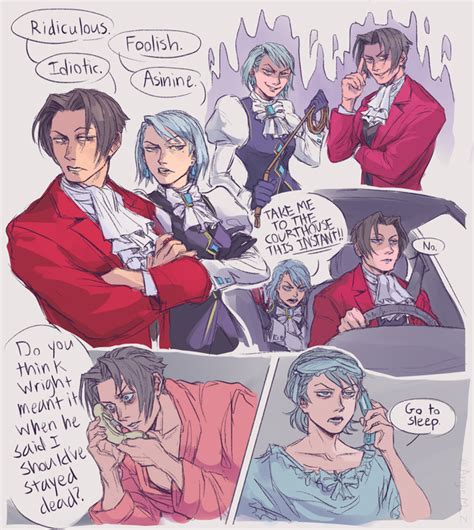 The Von Karma Siblings Phoenix Wright Ace Apollo Justice