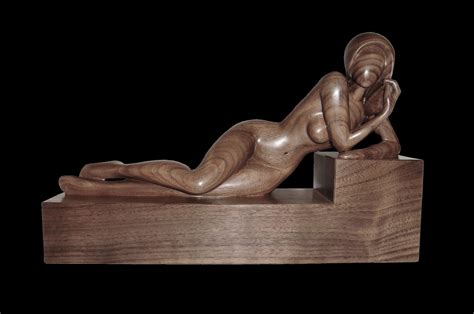 Mujer Desnuda Escultura De Madera Expectaci N Etsy M Xico