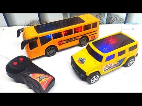 RC 3D Lihght Bus Remote Control Car S Unboxing And Testing RC