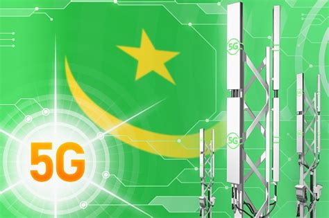 모리타니 5g 산업 일러스트 거대한 셀룰러 네트워크 돛대 또는 플래그와 하이테크 배경에 타워 3d 일러스트 0명에 대한 스톡 사진 및 기타 이미지 Istock