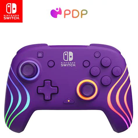 Pdp Afterglow Wave Wireless Rgb Gaming Controller For Nintendo Switch