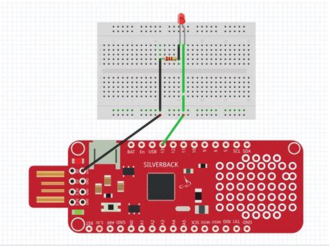 Controlling Led Using Surilli Basic M0 And Python