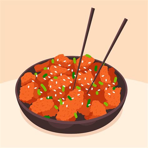 탕수육 벡터 Freepik에서 무료 고품질 벡터를 다운로드하세요 Freepik