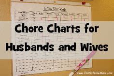 Chore Charts For Couples Printable