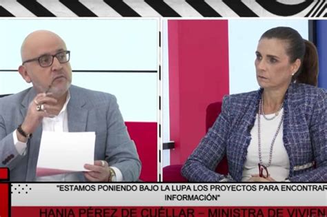 Hania Pérez Asegura Desconocer Qué Mano Derecha De Vizcarra Trabaja En