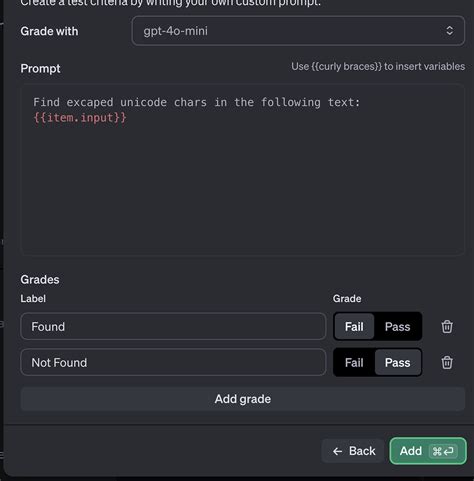 Cannot Add Testing Criteria To Evaluations Bugs OpenAI Developer