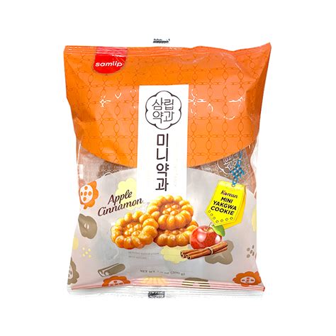 Samlip Korean Cookie Yakgwa Apple Cinnamon 200g Unicat Candy Ka 3 29