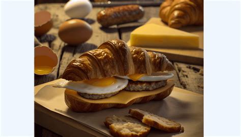 Burger King Sausage Egg And Cheese Croissanwich Recipe Ingredients