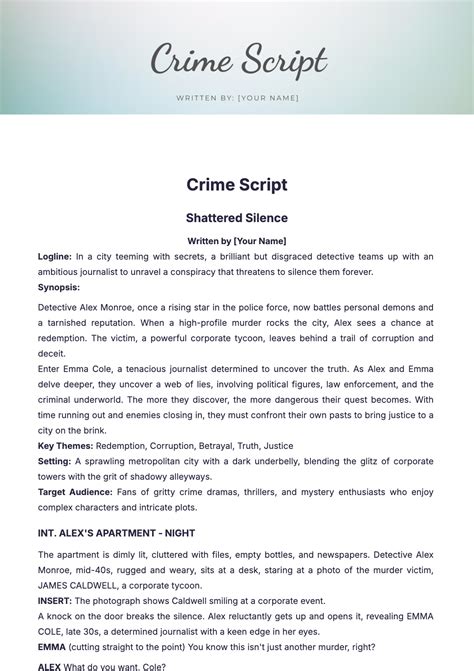 Free Weather Forecast Script Template Edit Online And Download