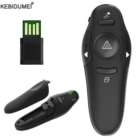 Wireless Ppt Page Turner Usb Pointer Clicker Presenter With Infrared