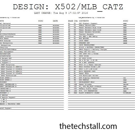 Apple Macbook A1708 820 00875 Schematic Diagram The Tech Stall