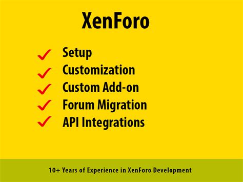 Xenforo Add Ons And Customizations Upwork
