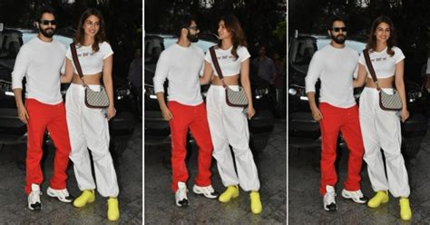 Bhediya Actors Varun Dhawan And Kriti Sanon Step Out Wearing Bright