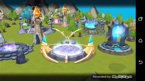 Summoners War Skill Leveling Teon With Garuda Monsters Youtube