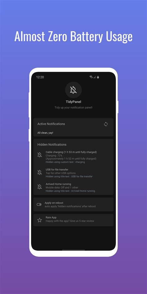 tidypanel notification blocker apk for android download