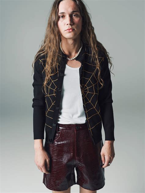 Dpto — Black Wool Spider Web Cardigan