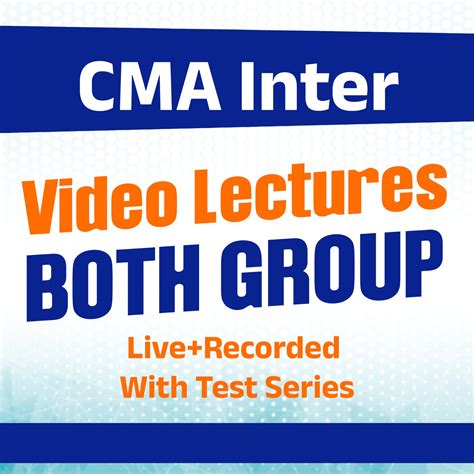 Best Cma Inter Classes In Pune And India Live Recorded Cma Classes
